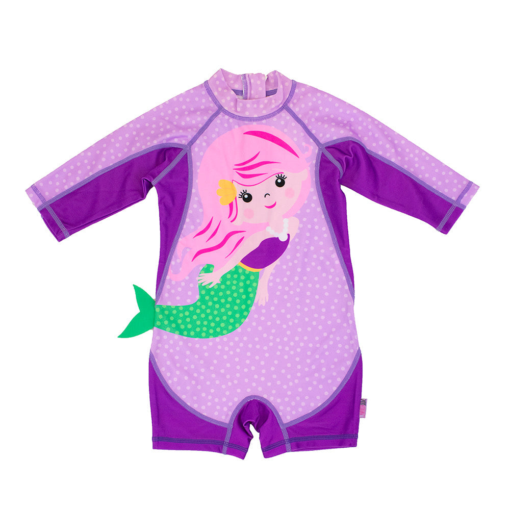 ZOOCCHINI UPF50+ Baby/Toddler One Piece Surf Suit - Mia the Mermaid ...