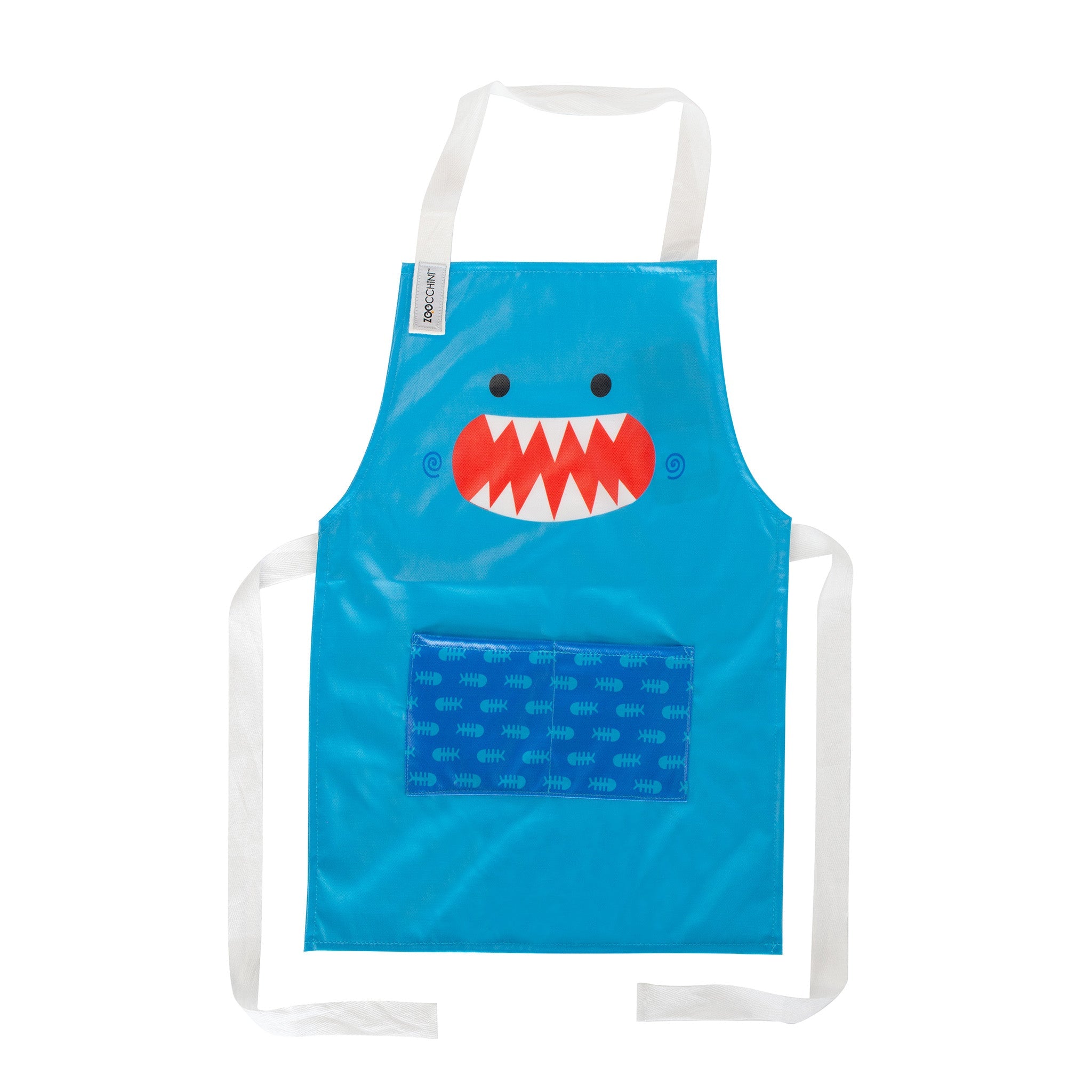 ZOOCCHINI Kids Art Apron Smock - Sherman the Shark – Zoocchini Wholesale